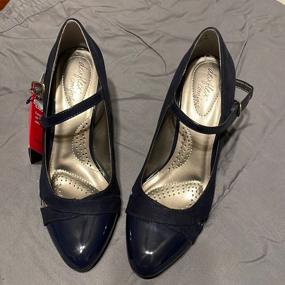 dexflex comfort | Shoes | Dexflex Comfort Navy Heel | Poshmark